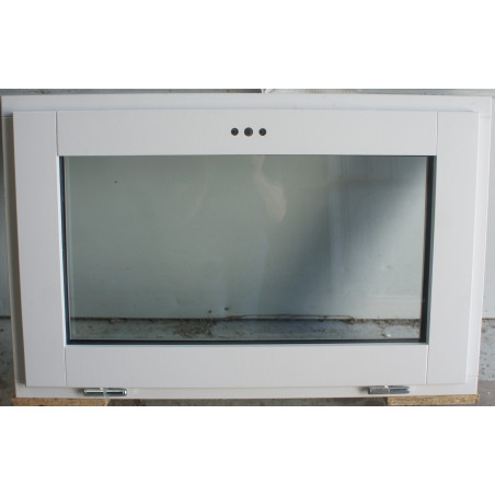 Châssis Abattant Mixte Bois/PVC Gris Clair 50x79 cm | PASC060