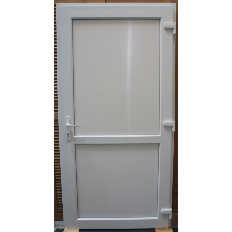 porte de service pvc blanc