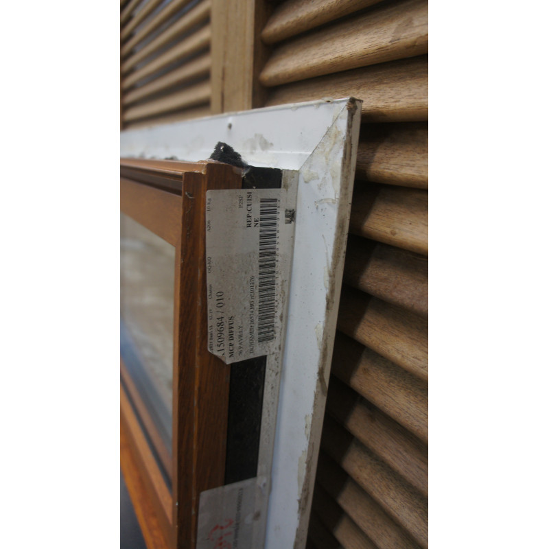 châssis aluminium vitre fixe