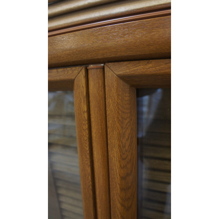 fenêtre chêne doré